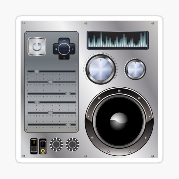 Audio Mixer Stickers | Redbubble