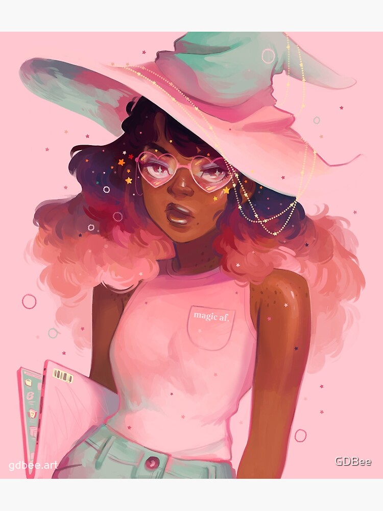 "Magic AF" Poster for Sale by GDBee | Redbubble