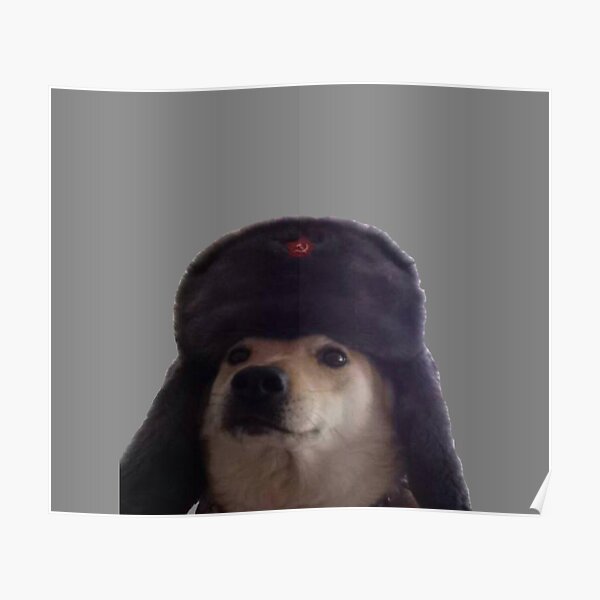 "Communist Dog" Poster by SHARMO | Redbubble