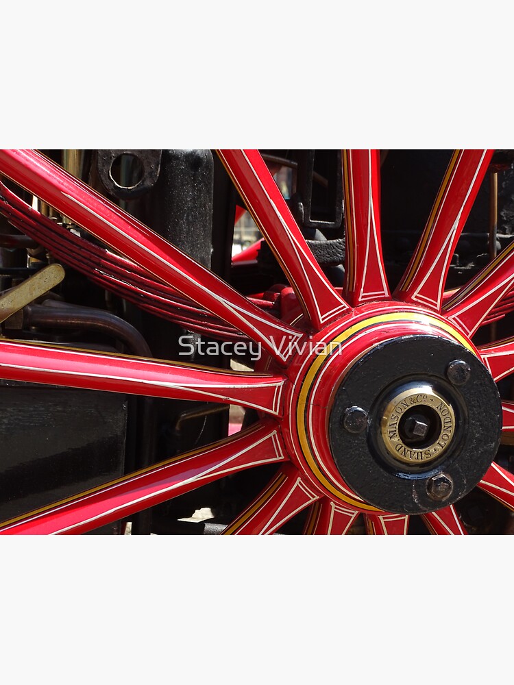 "Old Fire Engine Wheel" Sticker for Sale by Stacey123Vivian | Redbubble