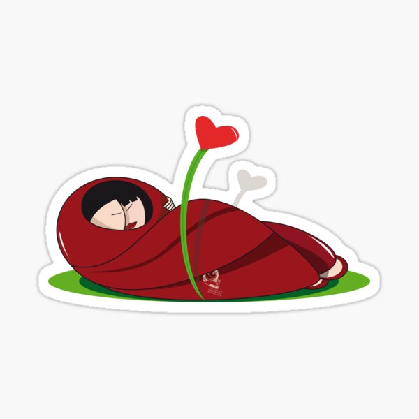 "Romantic love" Sticker for Sale by pupazzodesign | Redbubble