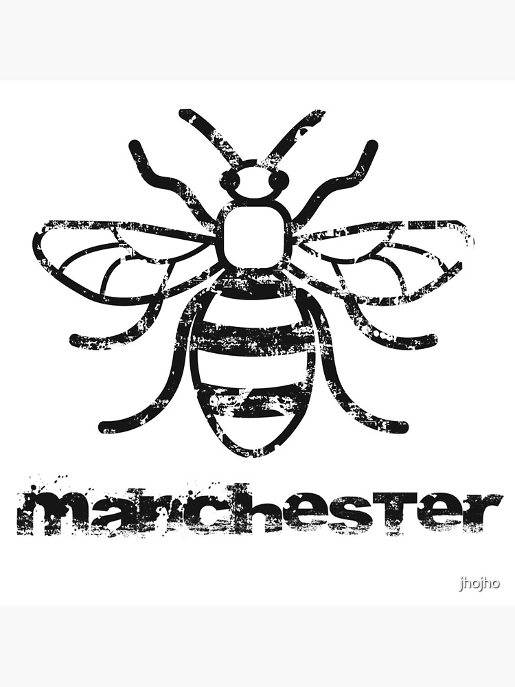 "Manchester Bee 2" Canvas Print for Sale by jhojho | Redbubble
