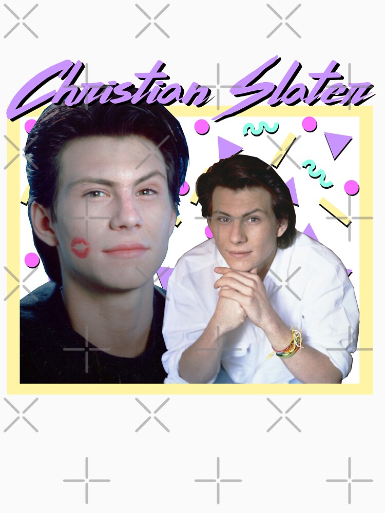 "80s Christian Slater" Essential T-Shirt for Sale by ellentwd | Redbubble