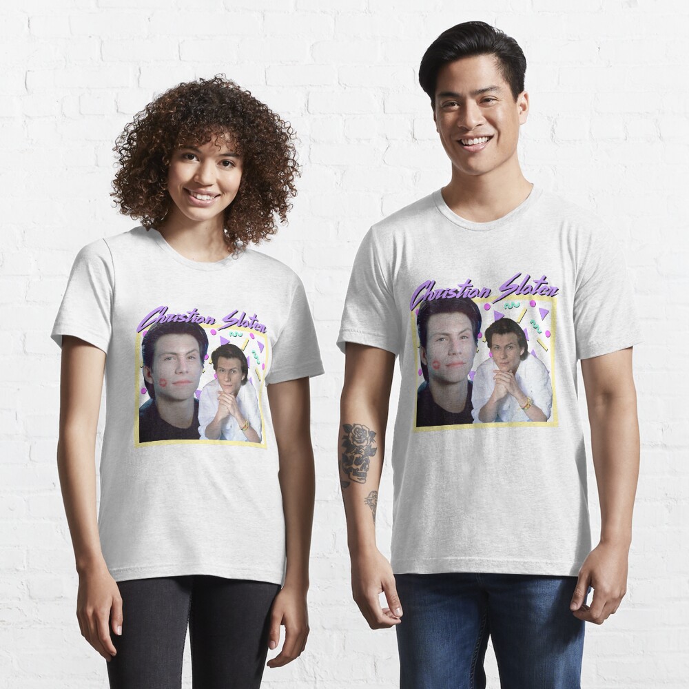 "80s Christian Slater" T-shirt for Sale by ellentwd | Redbubble ...