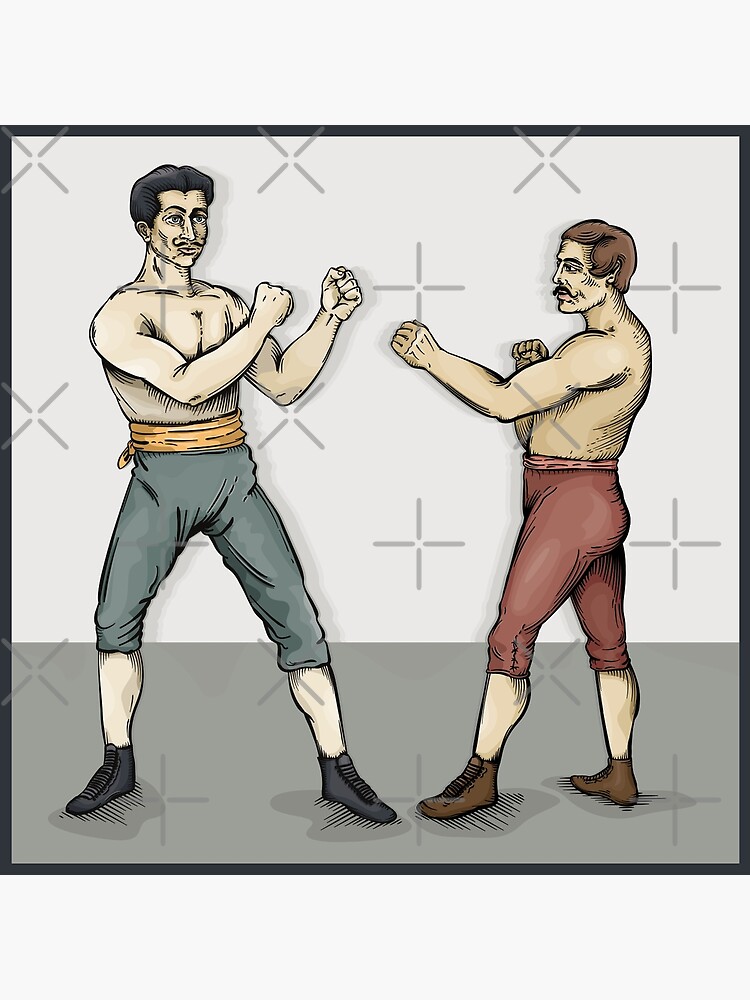 "Old Timey Boxing" Poster for Sale by natsmith1 | Redbubble