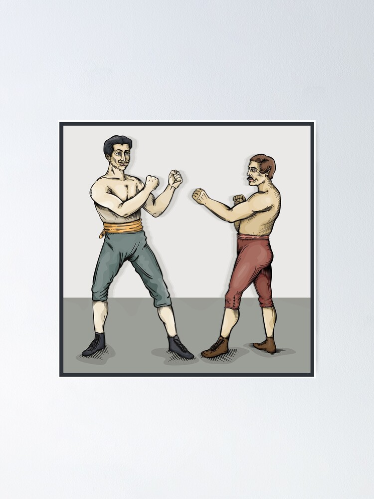 "Old Timey Boxing" Poster for Sale by natsmith1 | Redbubble