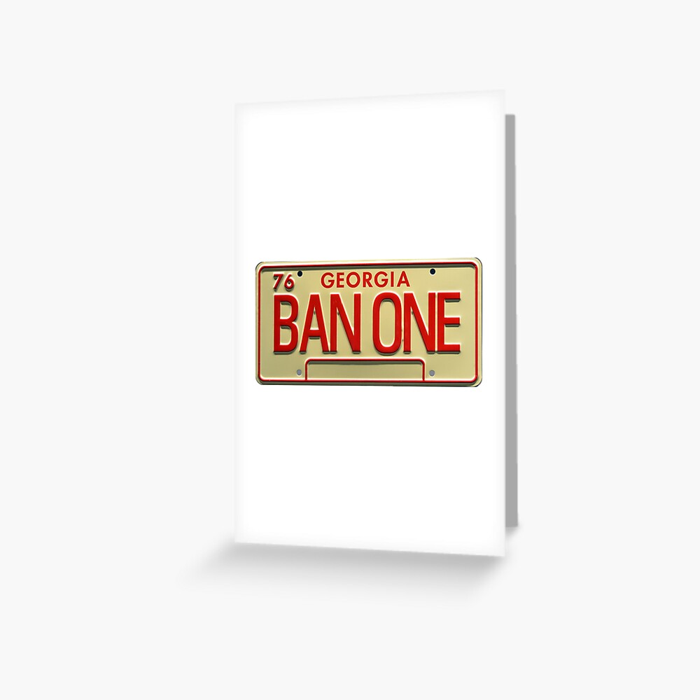 "BAN ONE" Sticker for Sale by ariahgraphics | Redbubble