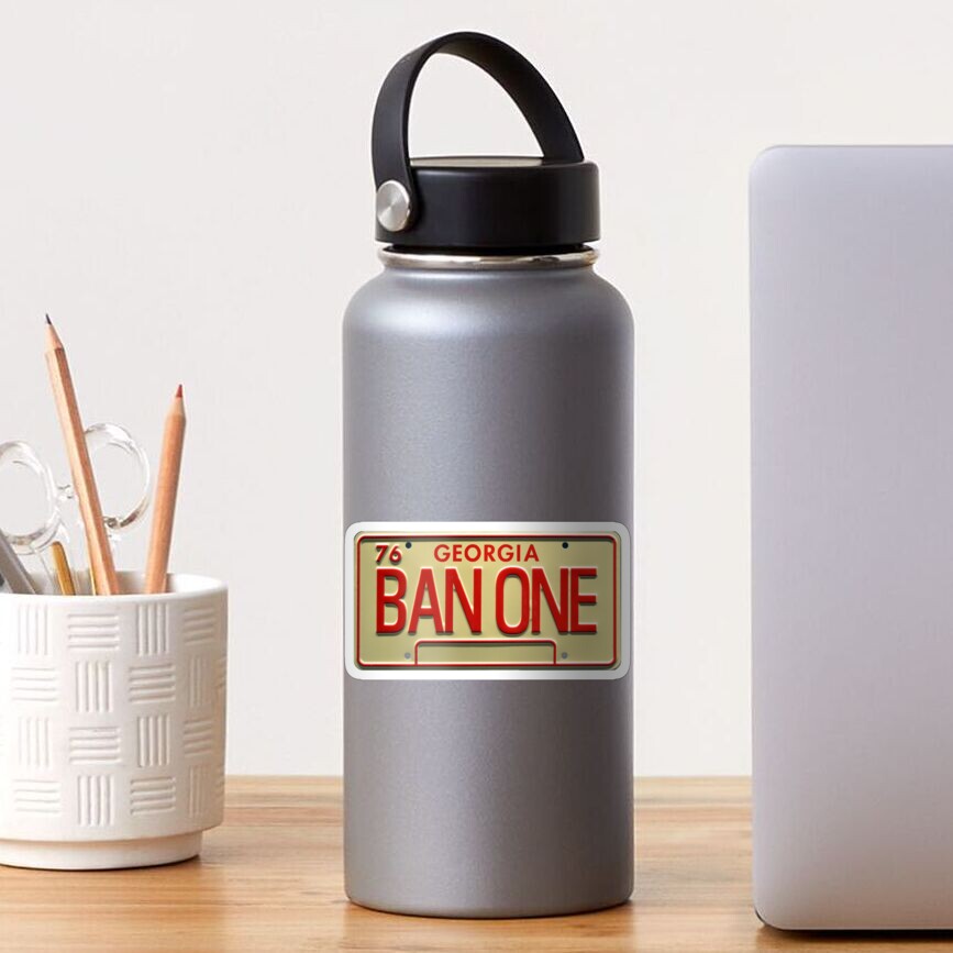 "BAN ONE" Sticker for Sale by ariahgraphics | Redbubble