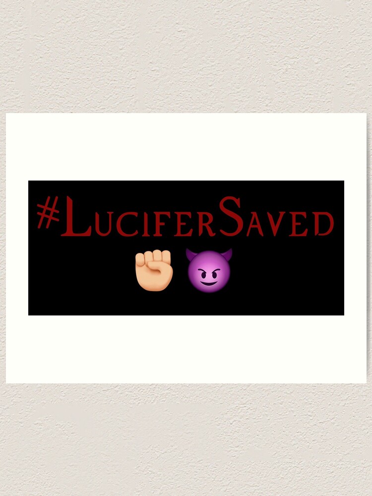 "Lucifer Saved design with the emojis used by Tom Ellis during all the ...