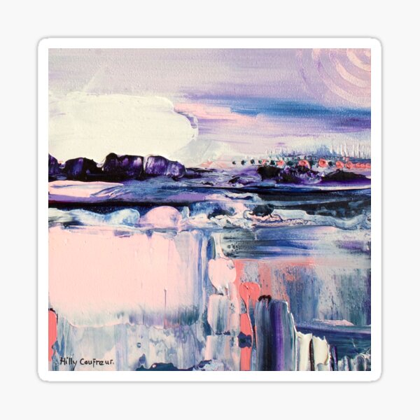 "Pastel Breeze - the Ocean" Sticker for Sale by HillyCoufreur | Redbubble