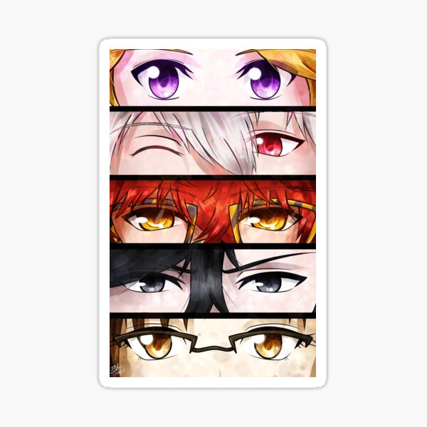 "Mystic Messenger - The RFA" Sticker for Sale by KilvasArts | Redbubble