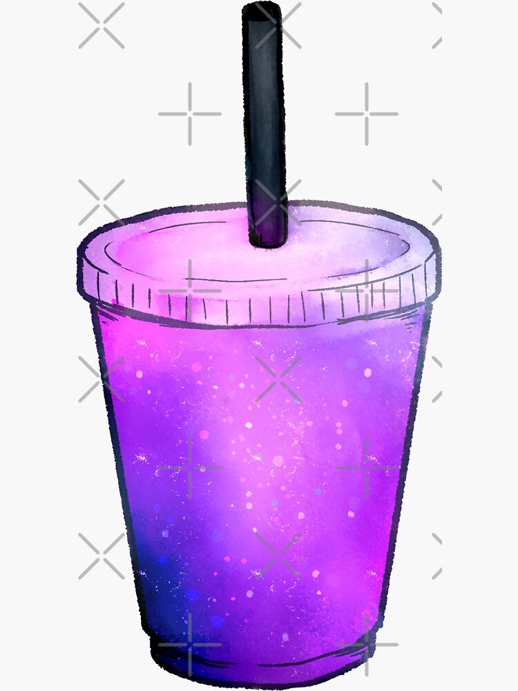 "Galaxy Drink " Sticker by unicronpotato | Redbubble
