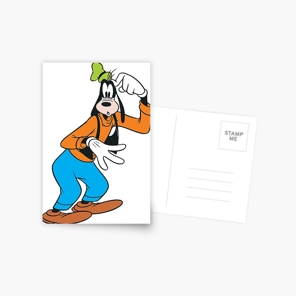 "Goofy" Postcard for Sale by fizzwidget | Redbubble