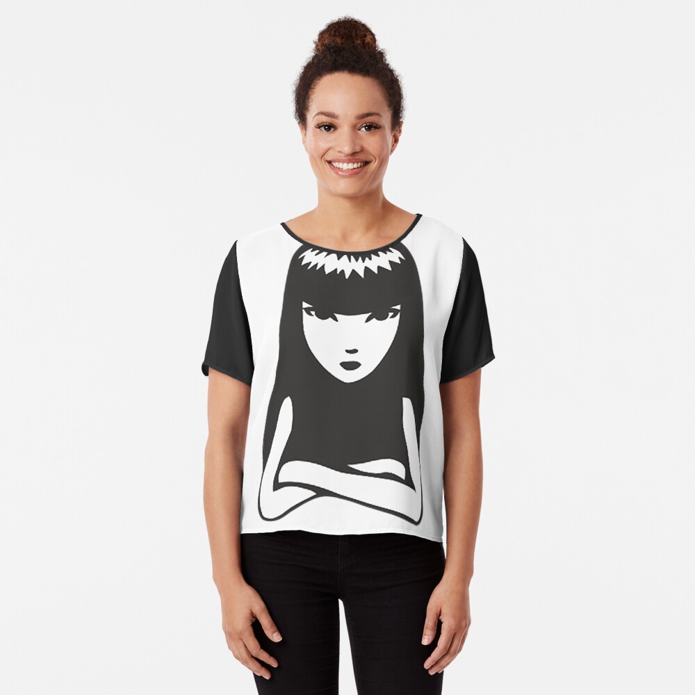 "Emily the strange" Sticker for Sale by Marshmalloww | Redbubble