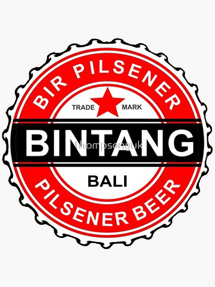"BIR BINTANG BALI BEER" Sticker for Sale by thompsonyuk | Redbubble