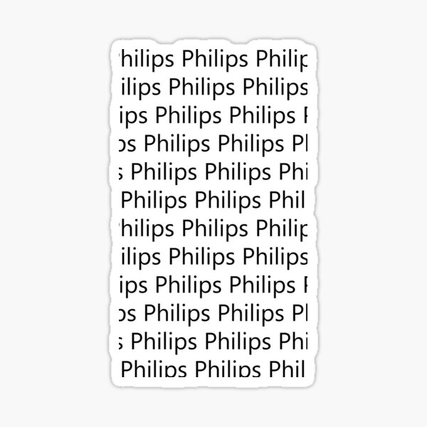 "Philips" Sticker by Shalomjoy | Redbubble