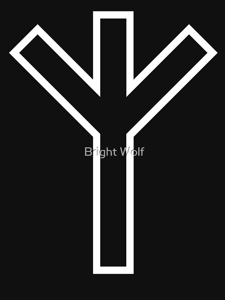 "ALGIZ Rune" T-shirt for Sale by FireWolfNath | Redbubble | algiz t ...