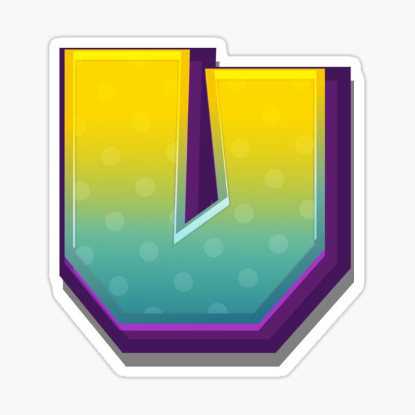 "Alphabets - Yellow Green | YWZMHQ 22" Sticker for Sale by ...