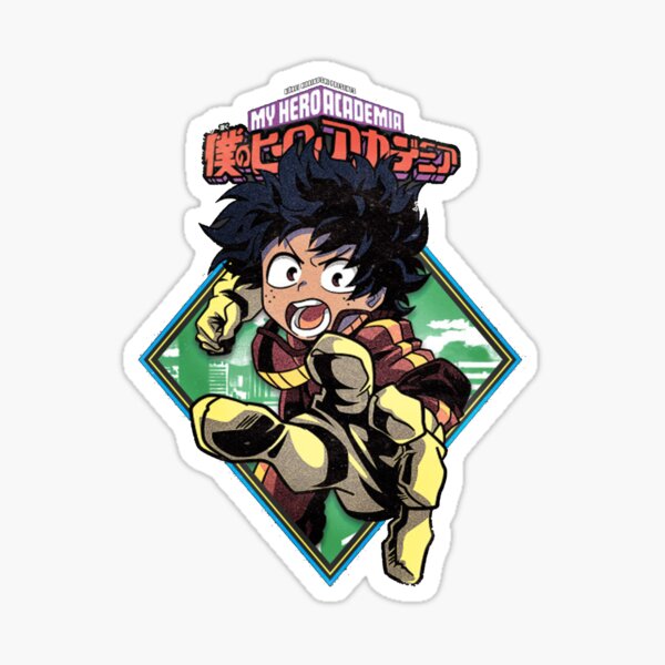 "hero academia new characters fights" Sticker for Sale by ...