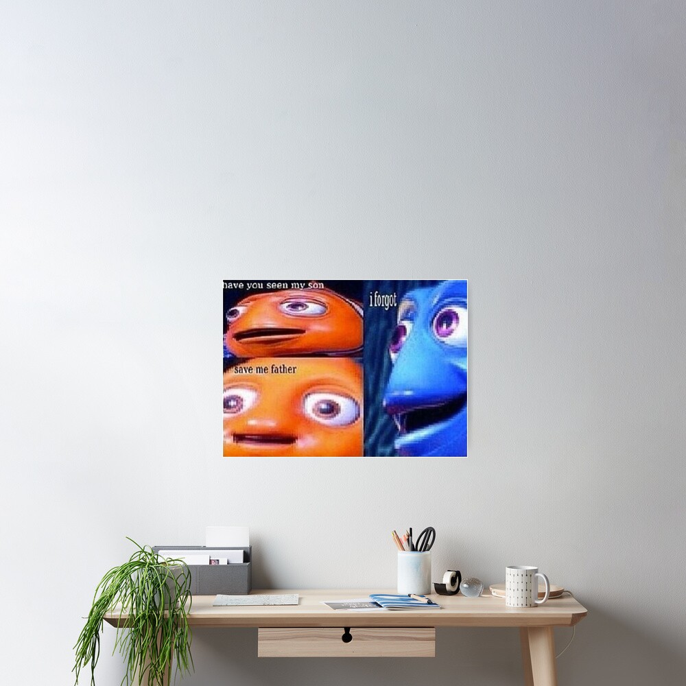 Finding Nemo General Plot Meme Poster For Sale By Ae Designs Redbubble