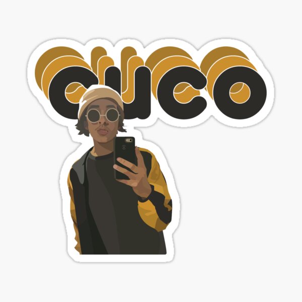 "cuco!!" Sticker for Sale by yellow-art | Redbubble