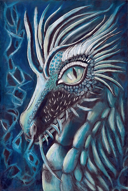 "Stream dragon" by Ida Jokela | Redbubble