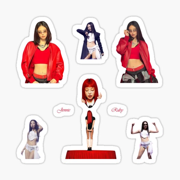 Jennie On Stage Stickers for Sale | Redbubble