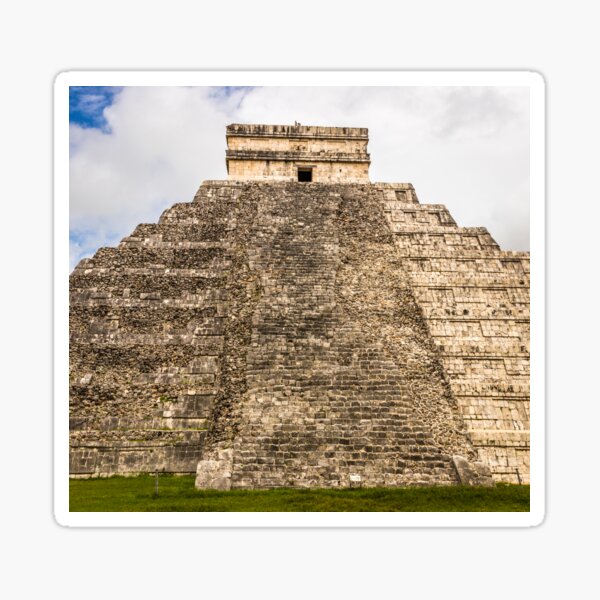 "Castillo de Kukulcan at Chichen Itza" Sticker for Sale by craig777red ...