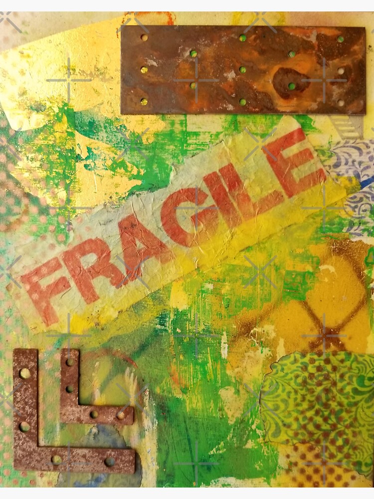 "Fragile great piece of art" Sticker by mscottphifer | Redbubble
