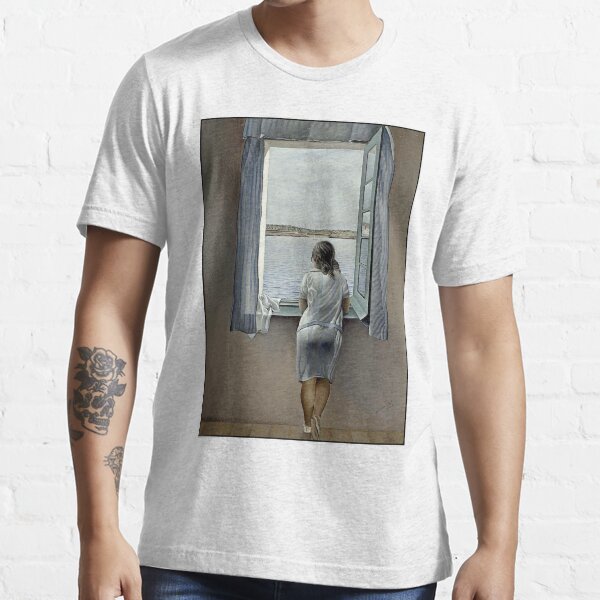 "WOMAN IN THE WINDOW : Vintage 1925 Painting Print" T-shirt for Sale by ...