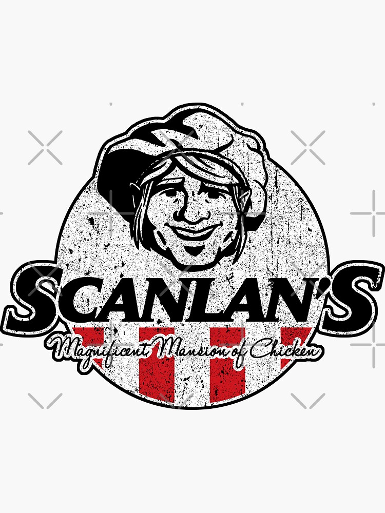 "Scanlan's Magnificent Mansion Chicken (Variant)" Sticker for Sale by ...