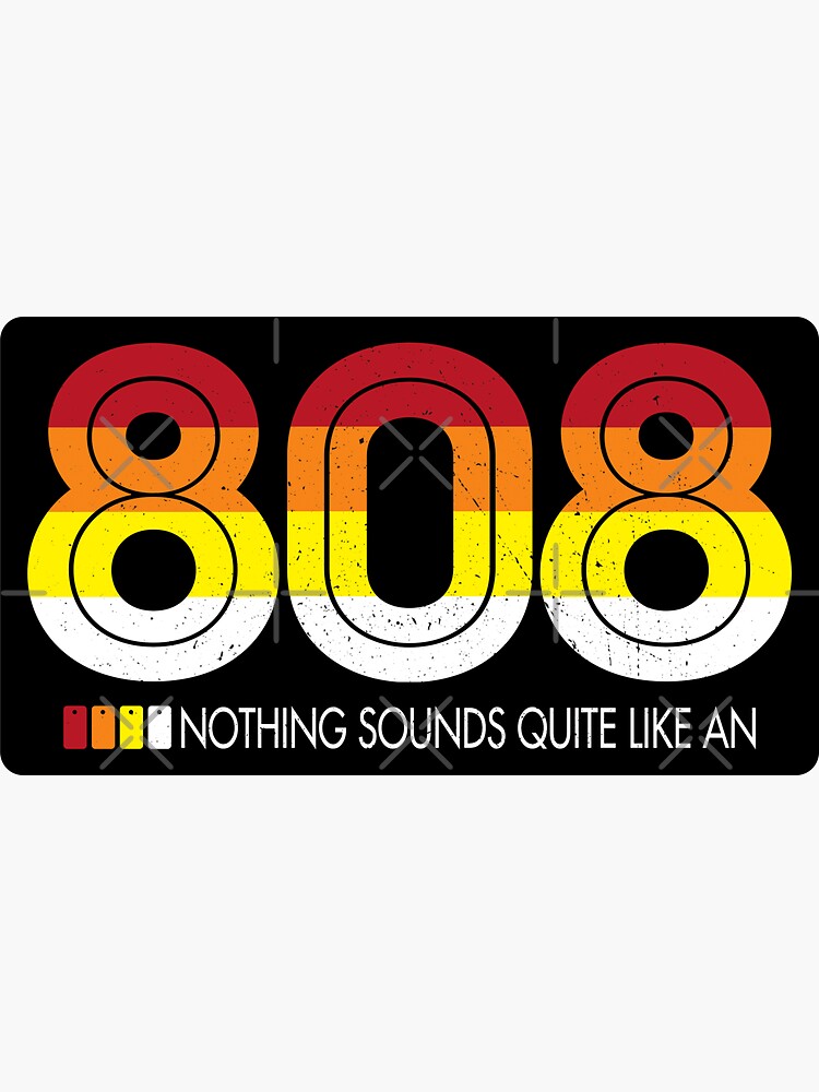 "808" Sticker for Sale by analogdreamz | Redbubble