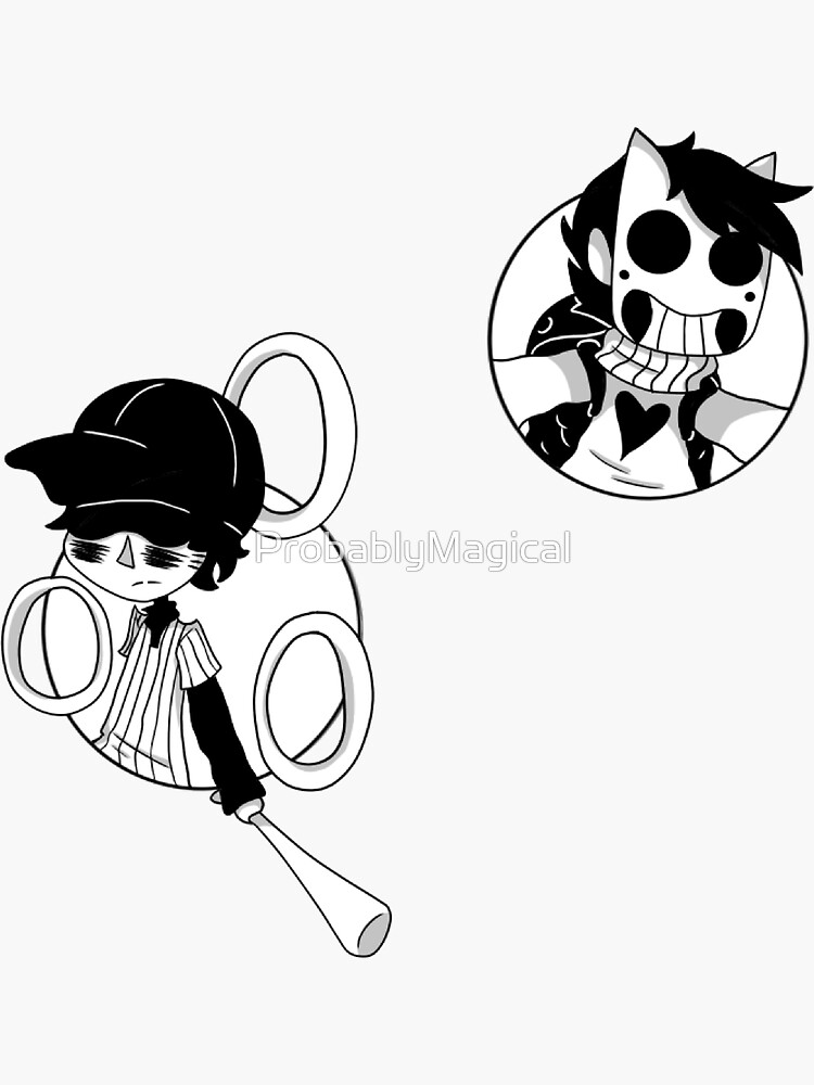 "Off - RPGHorror sticker set" Sticker for Sale by ProbablyMagical | Redbubble