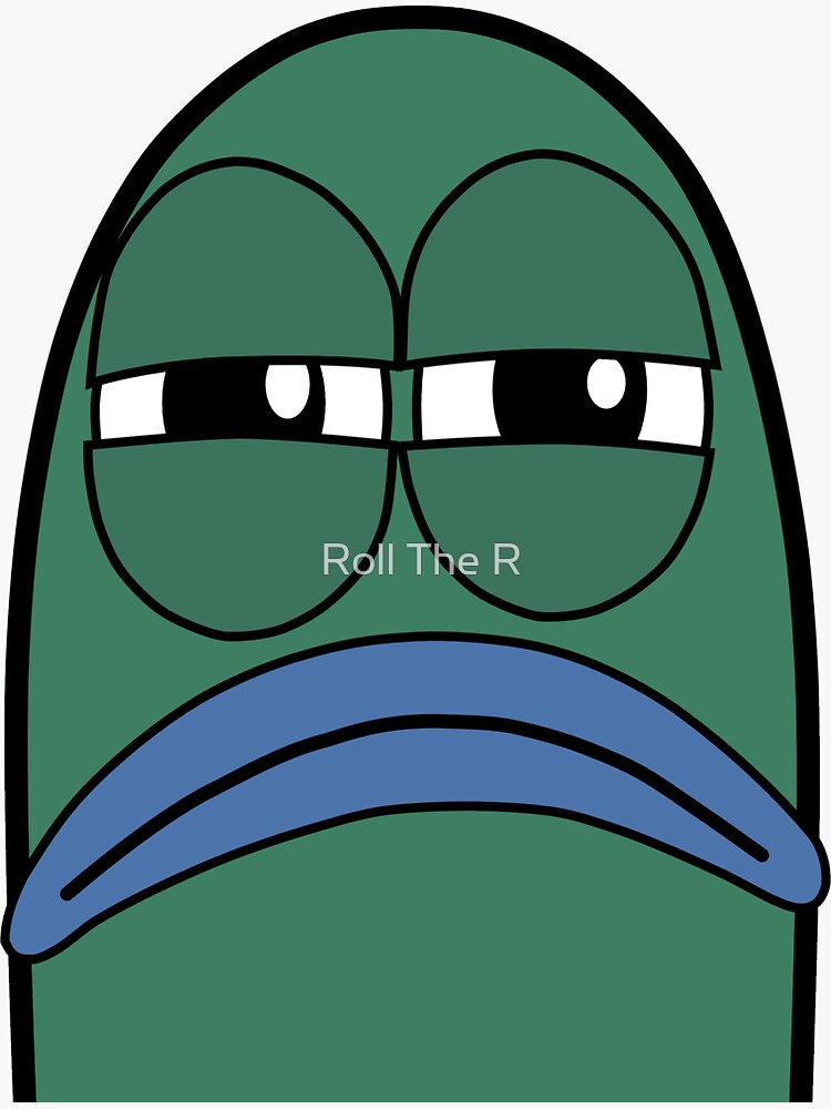 "Serious Lifeguard Fish" Sticker for Sale by dgcio | Redbubble