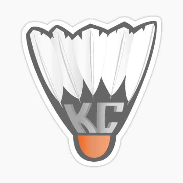 "KC Shuttlecock" Sticker for Sale by fly-ovr | Redbubble