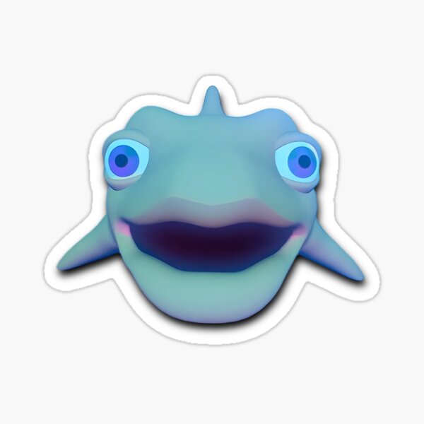 "Crappy Looking Fish - The Amazing Digital Circus" Sticker for Sale by ...
