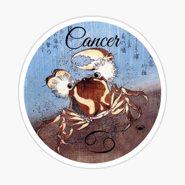 "Cancer Zodiac Sign" Sticker for Sale by WindsofJupiter | Redbubble