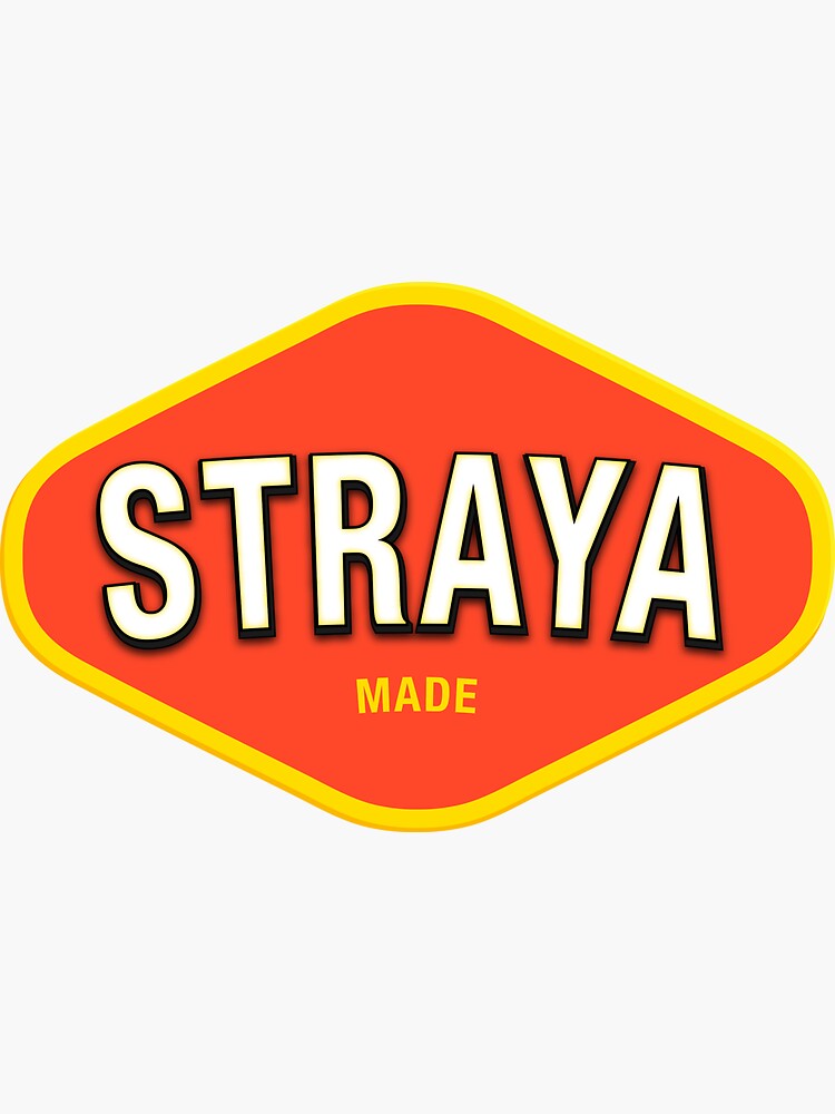 "Straya Made" Sticker for Sale by motostraya | Redbubble