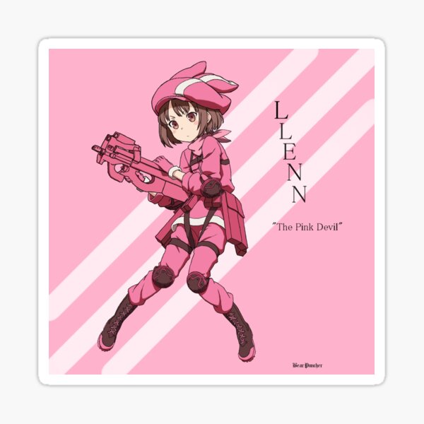 "Llenn - Sword Art Online Alternative: Gun Gale Online" Sticker for ...
