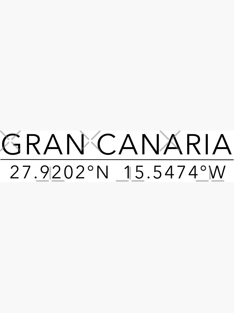 "gran canaria" Sticker for Sale by k-ittyb | Redbubble