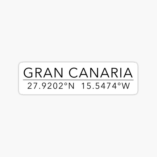 "gran canaria" Sticker for Sale by k-ittyb | Redbubble