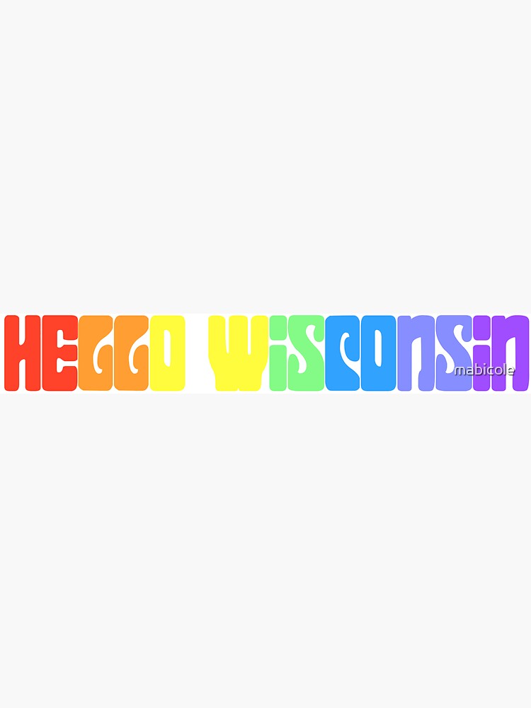 "Hello Wisconsin - That 70's Show" Sticker by mabicole | Redbubble