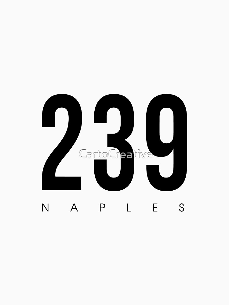 "Naples, FL - 239 Area Code design" T-shirt by CartoCreative | Redbubble