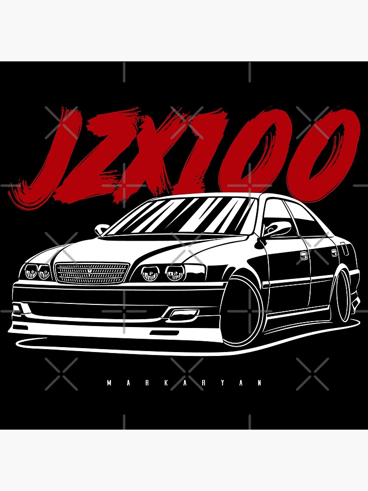 "Chaser JZX100" Art Print for Sale by OlegMarkaryan | Redbubble