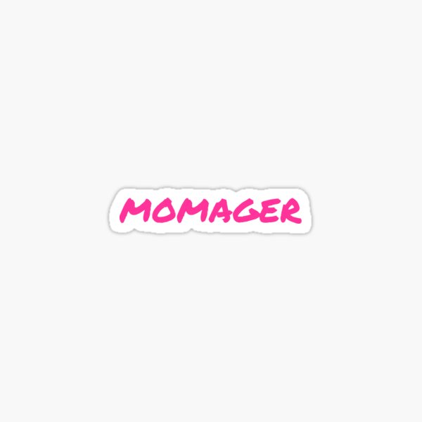 "Momager" Sticker for Sale by DrVx | Redbubble