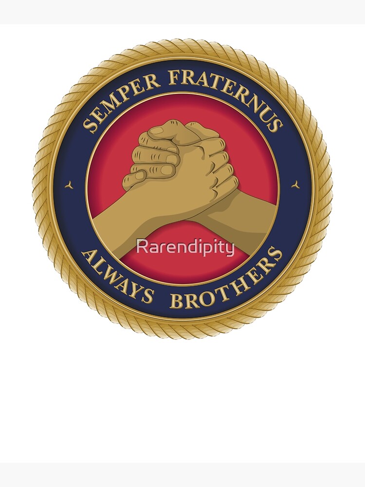 "USMC, Semper Fraternus - Always Brothers" Greeting Card for Sale by ...