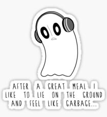 Napstablook Stickers | Redbubble
