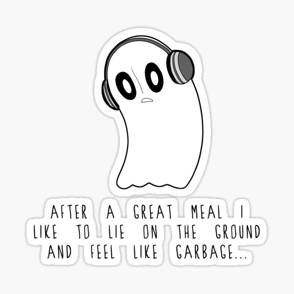 Napstablook Stickers | Redbubble