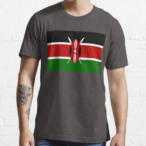 "Kenyan Flag- Show your love for Kenya!" T-shirt for Sale by ...