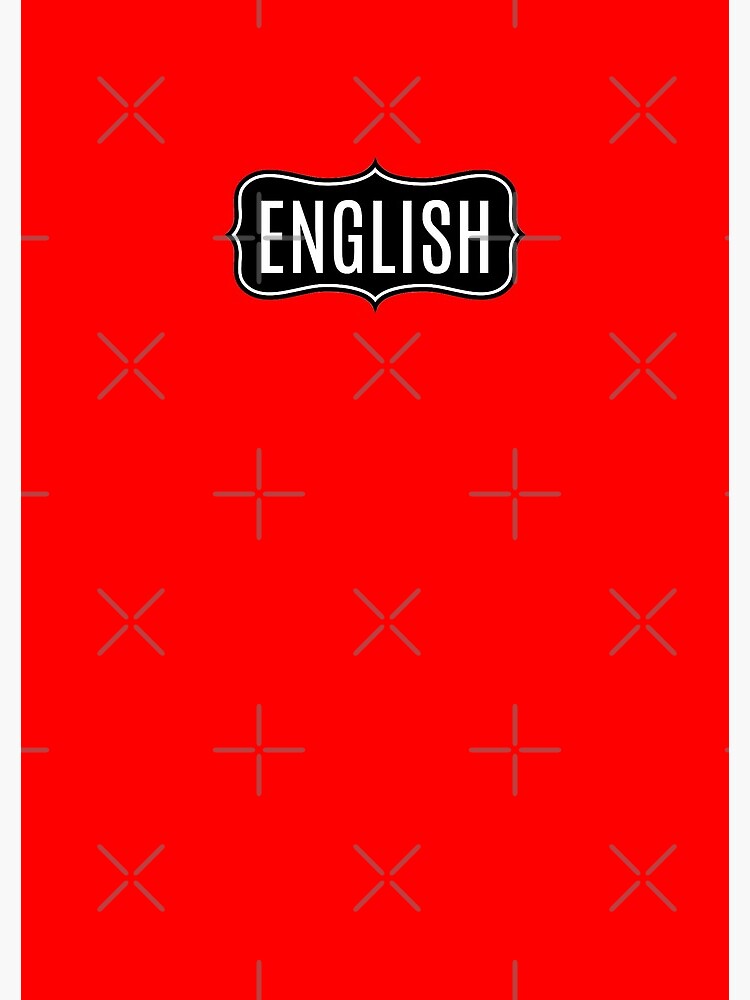 "english label" Spiral Notebook by shopariana1993 | Redbubble